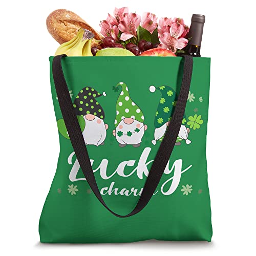 St Patricks Day, green gnomes, Irish saying Tote Bag