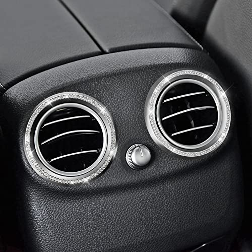 KORUIPEI Car Rear Air Conditioner Outle Ring Fit for Mercedes Benz E Class W212 W213 E300 E400 C Class W205 C300 GLC260 GLC300 CLS300 CLS400 CLS450 Accessories
