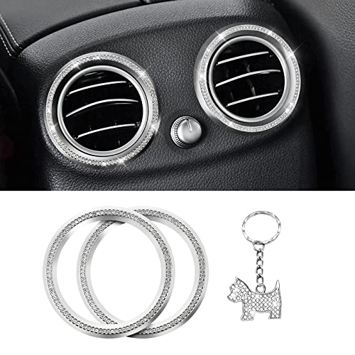 KORUIPEI Car Rear Air Conditioner Outle Ring Fit for Mercedes Benz E Class W212 W213 E300 E400 C Class W205 C300 GLC260 GLC300 CLS300 CLS400 CLS450 Accessories