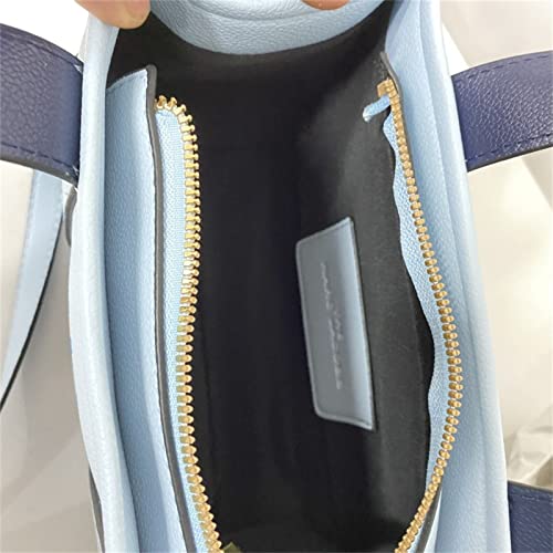 Large Capacity Tote Bag Women's Bag Color Blocking Tote Bag Handheld One Shoulder Messenger Letter Bag 1pc