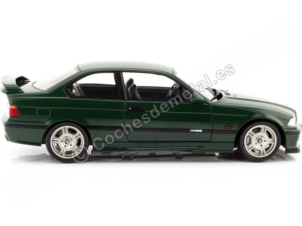 Solido S1803907 1:18 1995 BMW E36 Coupe M3 GT-British Racing Green Porsche Collectible Miniature car