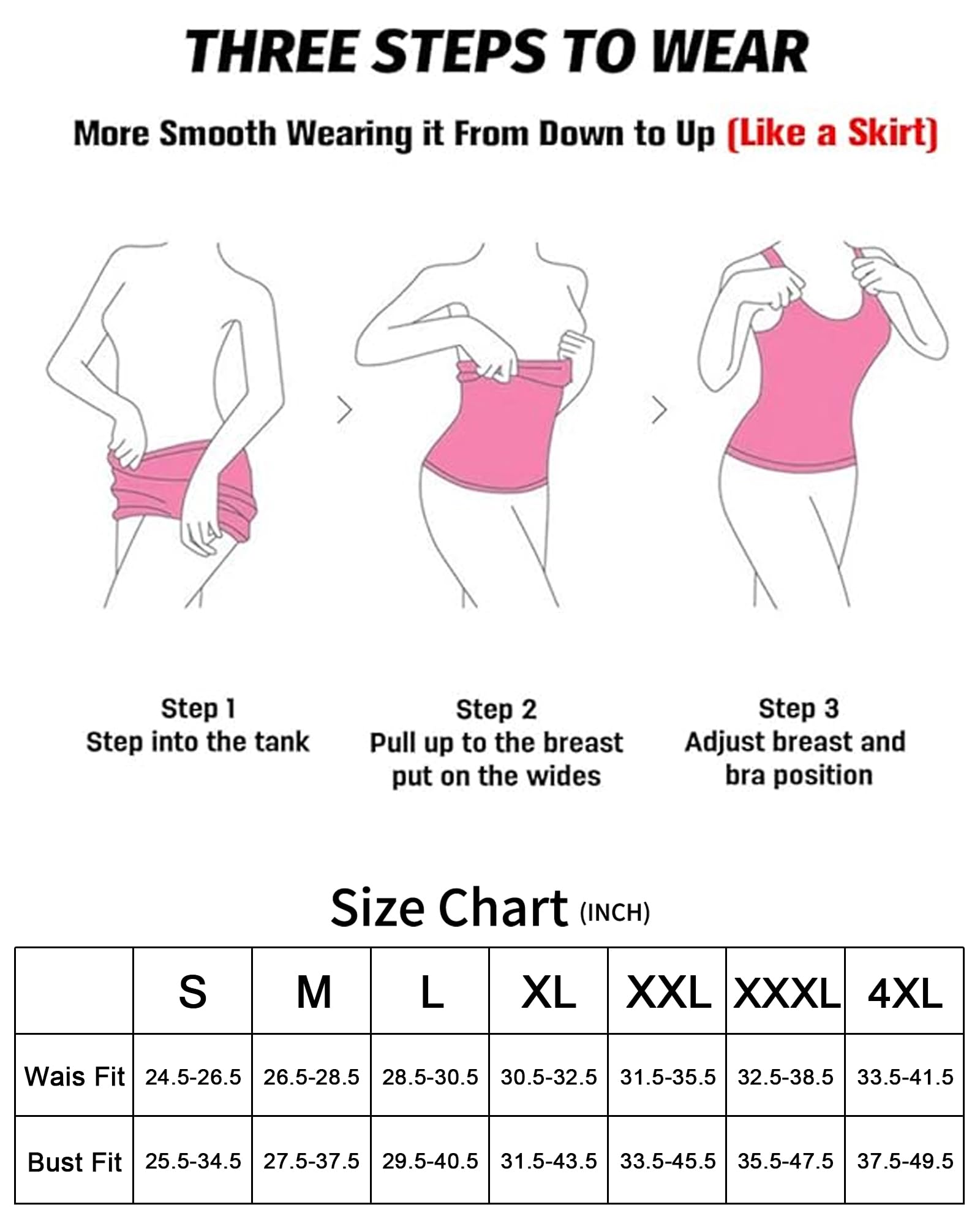 EUYZOU Women's Tummy Control Shapewear Tank Tops - Seamless Body Shaper Compression Top - Black/White/Nude 3pk M