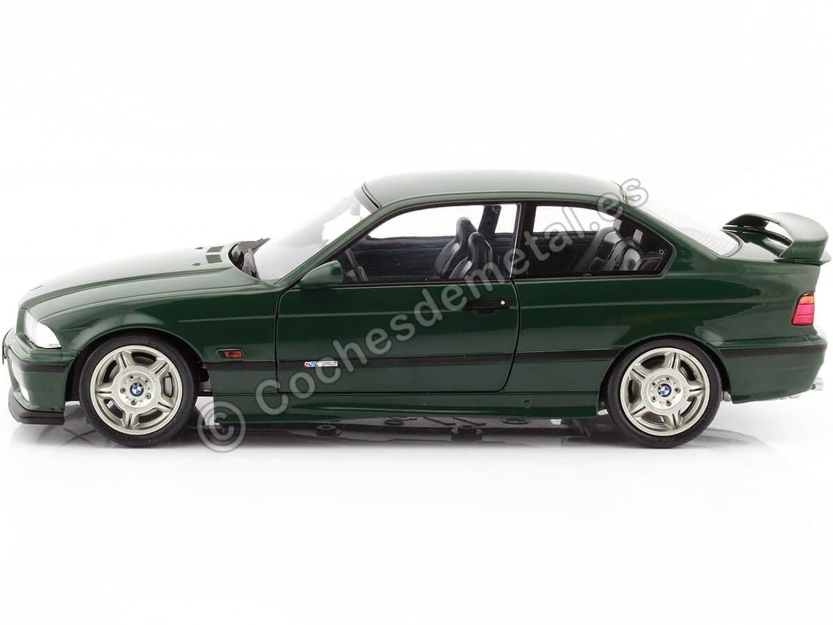 Solido S1803907 1:18 1995 BMW E36 Coupe M3 GT-British Racing Green Porsche Collectible Miniature car