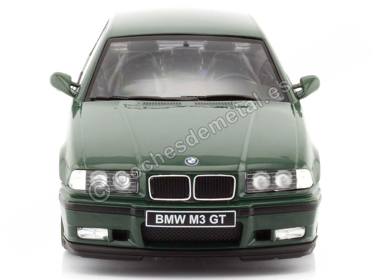 Solido S1803907 1:18 1995 BMW E36 Coupe M3 GT-British Racing Green Porsche Collectible Miniature car