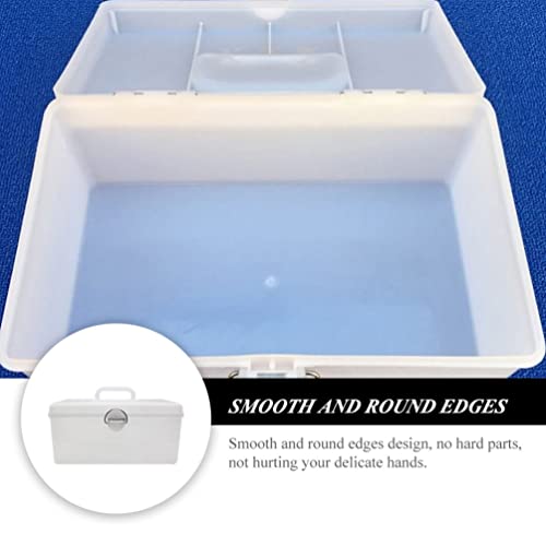 Cabilock Portable Mahjong Box Plastic Storage Box Mahjong Storage Container