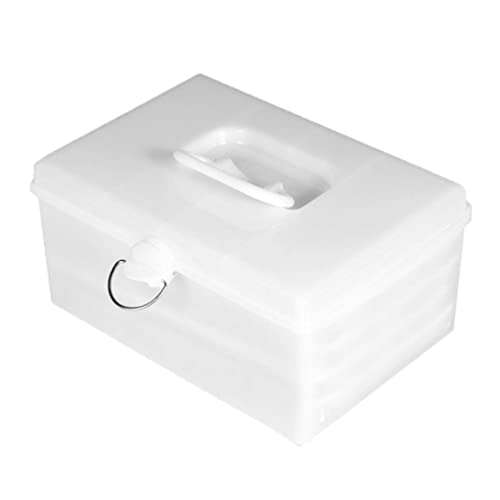 Cabilock Portable Mahjong Box Plastic Storage Box Mahjong Storage Container