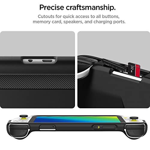 Spigen Rugged Armor Designed for Logitech G Cloud Gaming Handheld Accessories Logitech G Cloud Gaming Handheld Protective Case - Matte Black