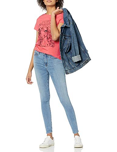Amazon Essentials Disney | Marvel Princess Women's Short-Sleeve Crew-Neck T-Shirts (Available in Plus Size), Pack of 2, Star Wars Force, 4X