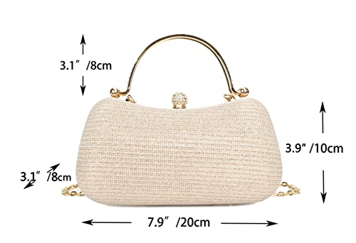 Eribby Women Clutch Evening Bag Purse for Wedding Party Prom and Cocktail Party
