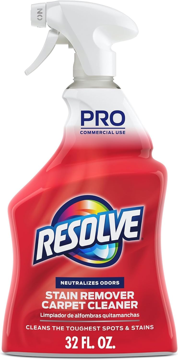 Resolve Professional Strength Spot and Stain Carpet Cleaner, Red, 32 Fl Oz (Pack of 1)