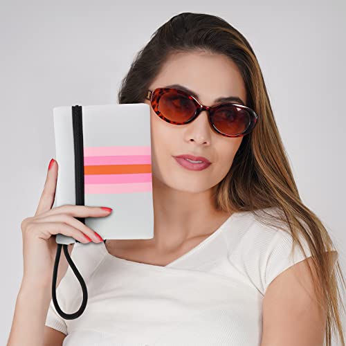 IBEE Neoprene Tote bag,Clutch Purse,Handbags for Women and Crossbody Strap (White)