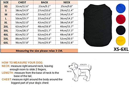 Hottest! DIY Summer Customized Personalized Tanktops with Text Custom Dog Cat Pet Puppy Tee Shirt Tank Top Vest Apparels Clothes (S, Custom Black)