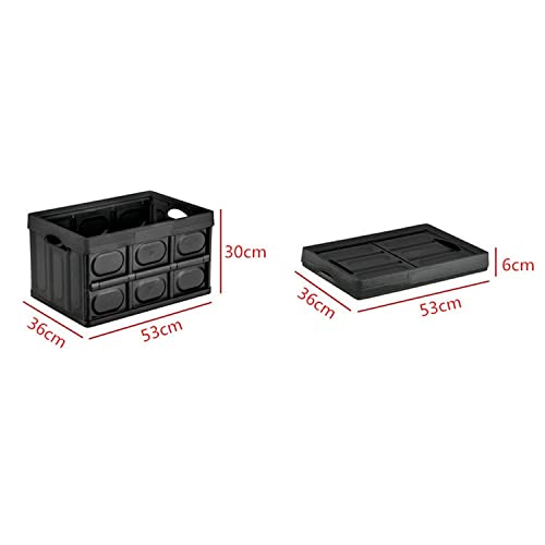 Folding Storage Box Portable Car Storage Box Car Accessory for Trunk Transporting Storage Camping (3 Pack)
