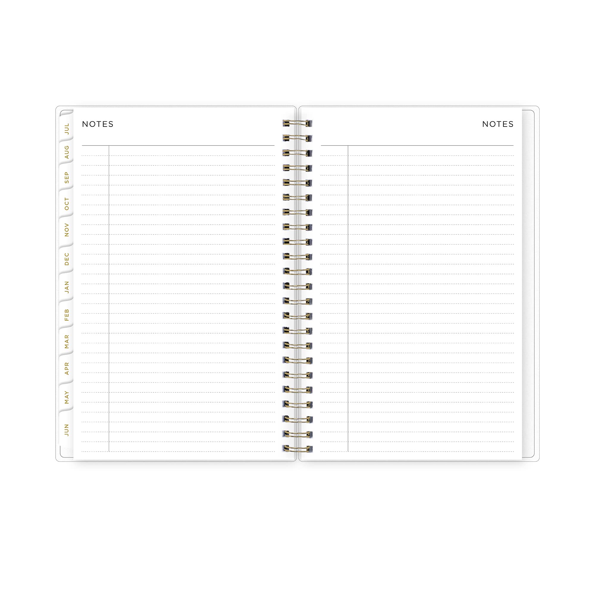 Ashley G for Blue Sky 2023-2024 Academic Year Weekly and Monthly Planner, 5" x 8", Flexible Cover, Wirebound, Multi Color Smoke (133682-A24)