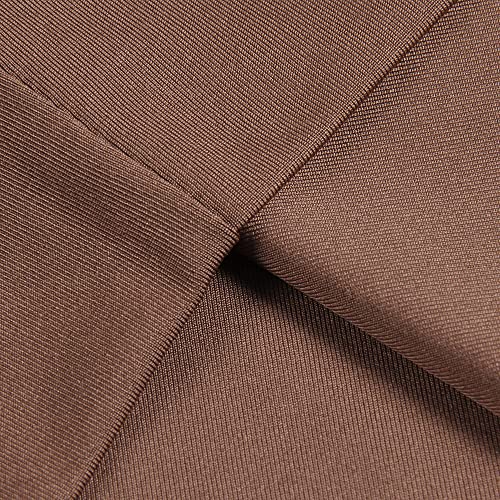 Artfish Women's Sleeveless Strappy Seamless Crop Tank Tops Square Neck Workout Fitness Basic Cropped Camis (Mocha Brown, S)
