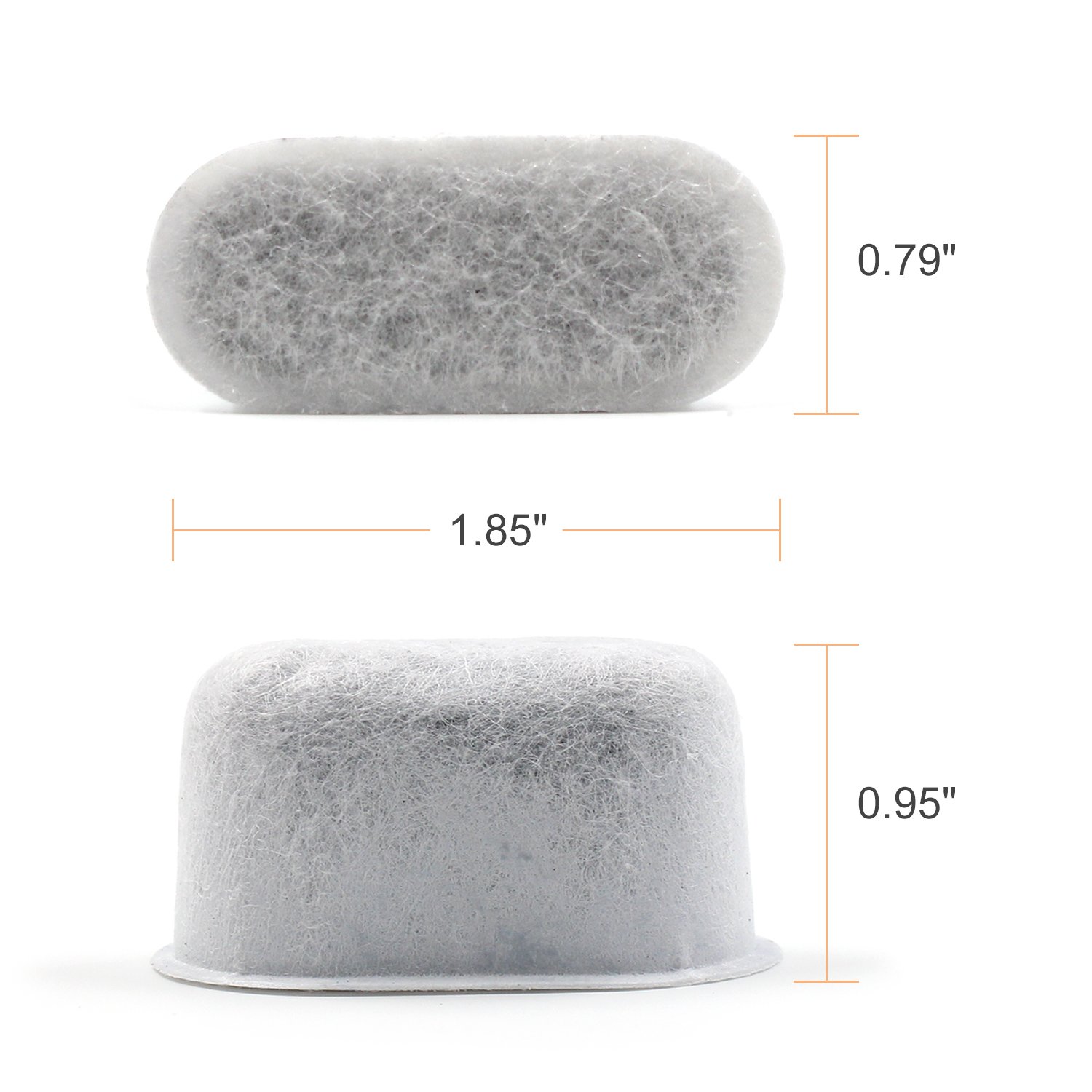 ADX 12-Replacement Charcoal Water Filters for Cuisinart Coffee Machines
