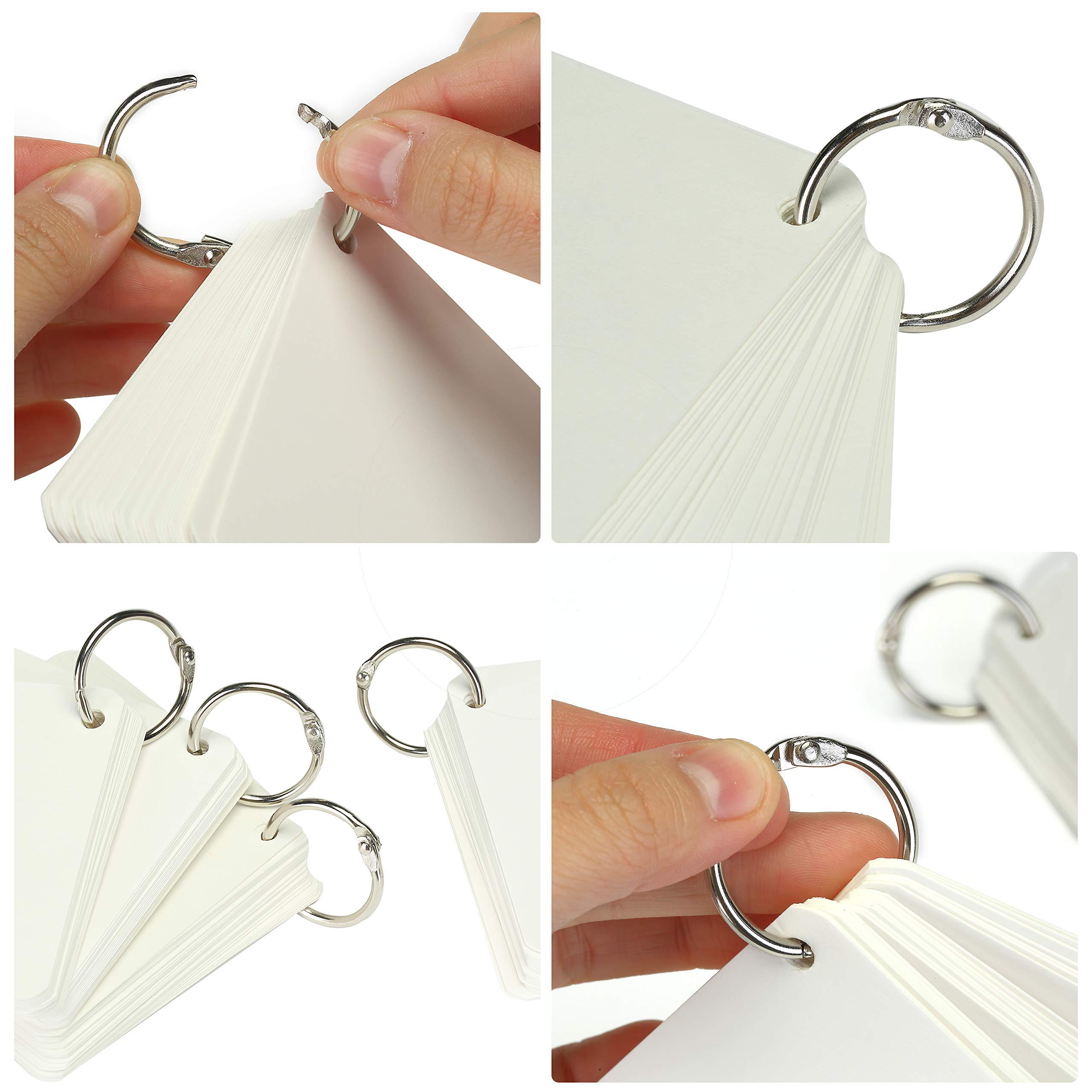 Mr. Pen- Loose Leaf Binder Ring, 40 Pack, Binder Rings 1 Inch, Binder Rings, Book Rings, Metal Rings for Index Cards, Rings for Flash Cards, Index Card Rings, Paper Rings, Small Binder Ring, Book Ring
