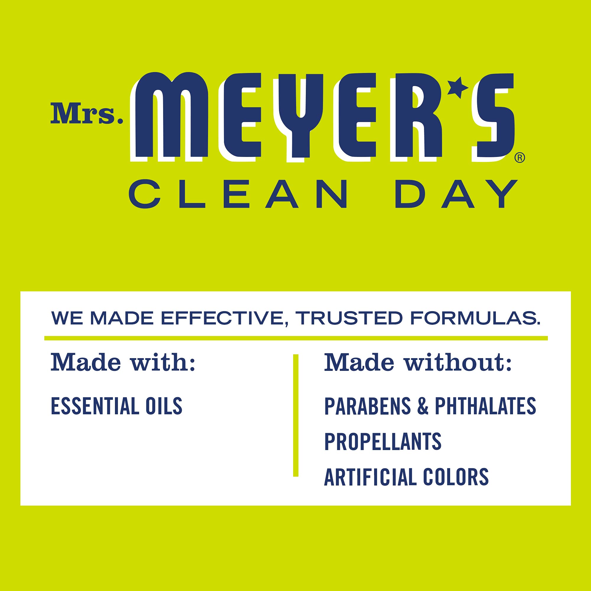 Mrs. Meyer's Room and Air Freshener Spray, Non-Aerosol Spray Bottle Infused with Essential Oils, Lemon Verbena, 8 fl. oz