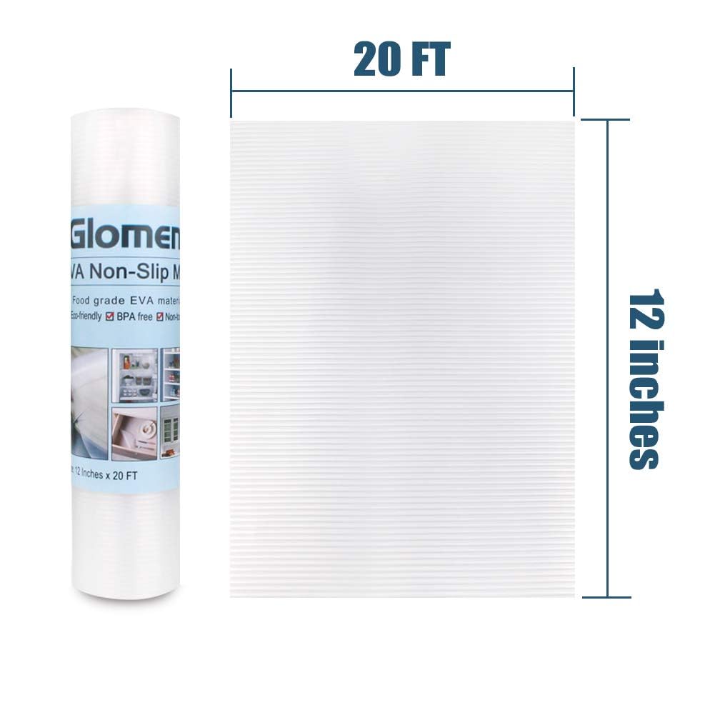Shelf Liner, Non-Slip Cabinet Liner, Washable Oil-Proof for Kitchen Cabinet, Shelves, Refrigerator, Storage, Desks, 12 Inches x 20 FT, Non Adhesive Drawers Shelf Liner (12 Inches x 20 FT)…
