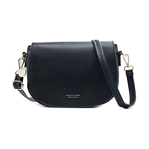 Crossbody Bags for Women Flap Saddle Purse Small Shoulder Bag Saddle Bag Cellphone Bags Hobo Bag