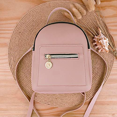 YIMINI 2023 Mini Backpack Purse for Women,Leather Small Backpack Hiking Travel Backpack Shoulder Crossbody Bag for Women