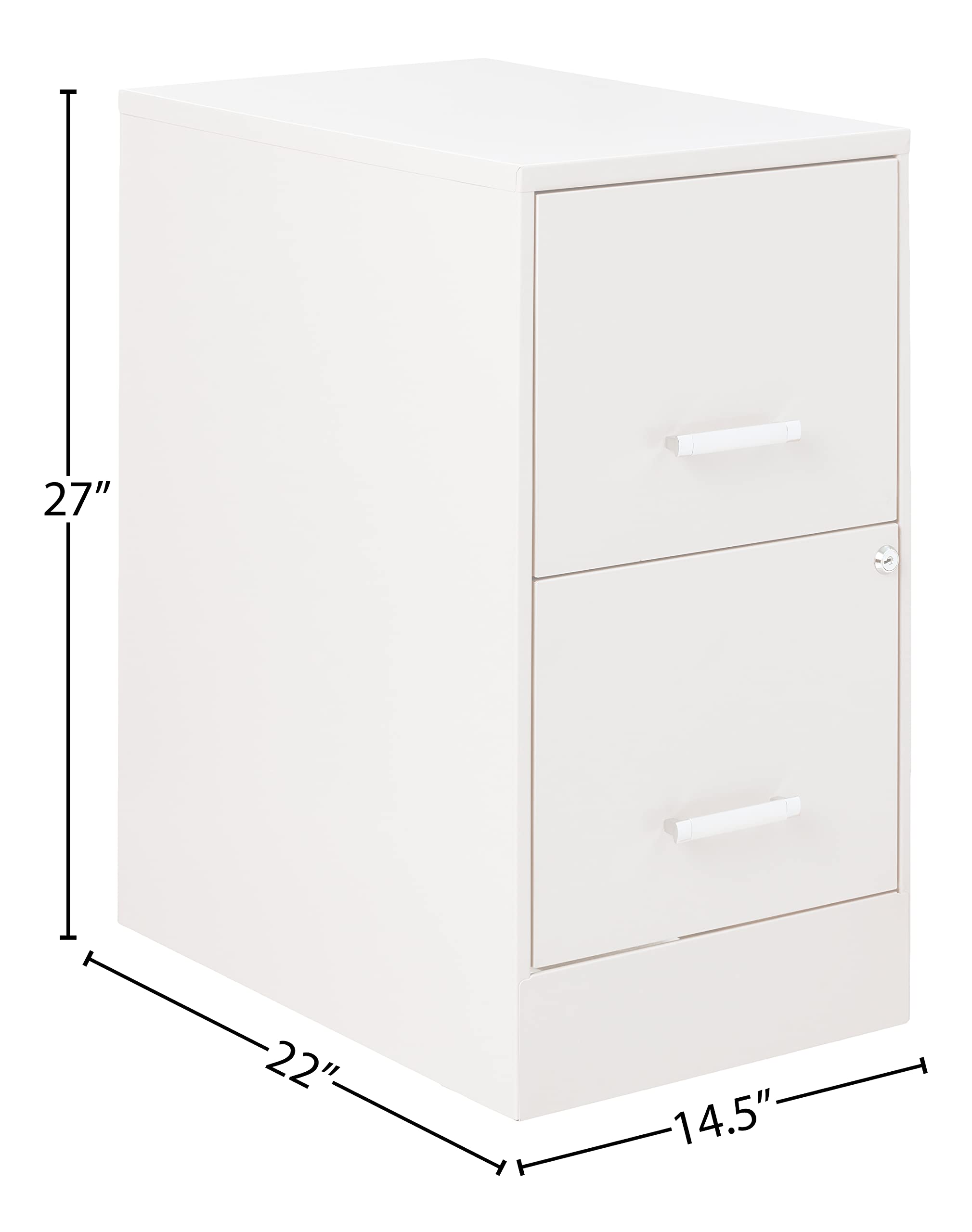 Lorell SOHO 22" 2-Drawer File Cabinet