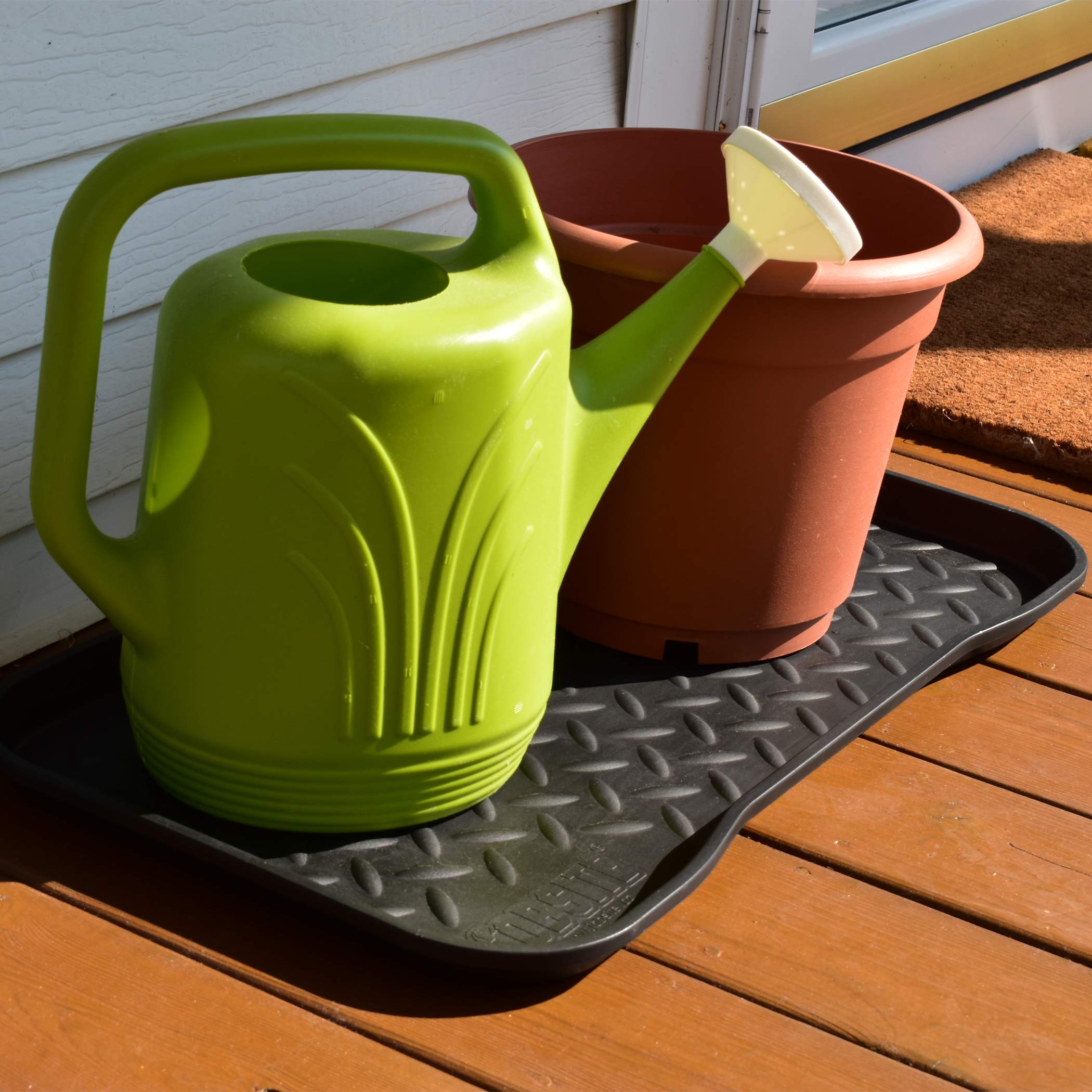 JobSite Heavy Duty Boot Tray, Multi-Purpose for Shoes, Pets, Garden - 15 x 28 Inch - 2 Trays