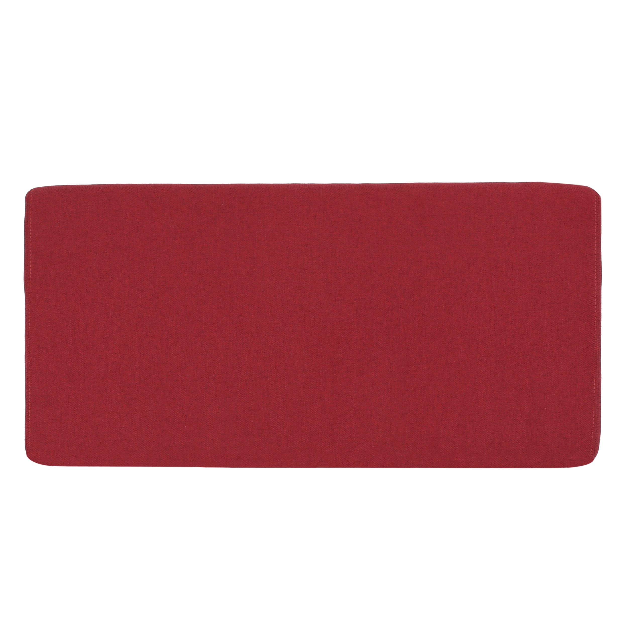 Christopher Knight Home Breanna Fabric Storage Ottoman, Deep Red