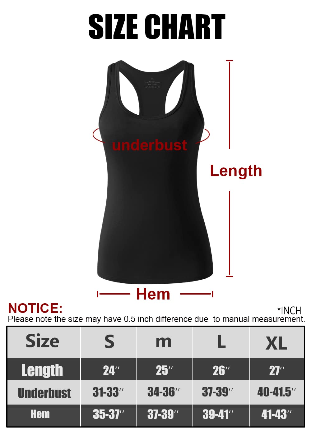 Star Vibe Racerback Tank Tops for Women 4 Pack Workout Tanks Undershirts Yoga Shirts Sleeveless Tshirts Tops Black/Grey/White/Army Green L