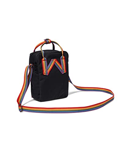 Fjällräven Kånken Rainbow Sling Black/Rainbow Pattern One Size