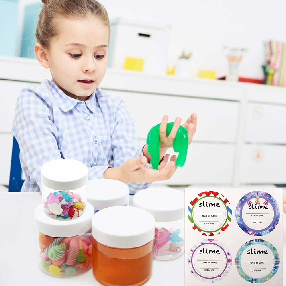 SGHUO 24 Pack Empty Slime Containers