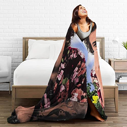 Fleece Throw Blankets, Harry Singer Cozy Plush Luxury Styles Flannel Throw Blanket, Lightweight Warm Fuzzy Blanket for All Season, Washable Soft Travel Blanket for Couch Sofa Bed Office, 50x60 Inch
