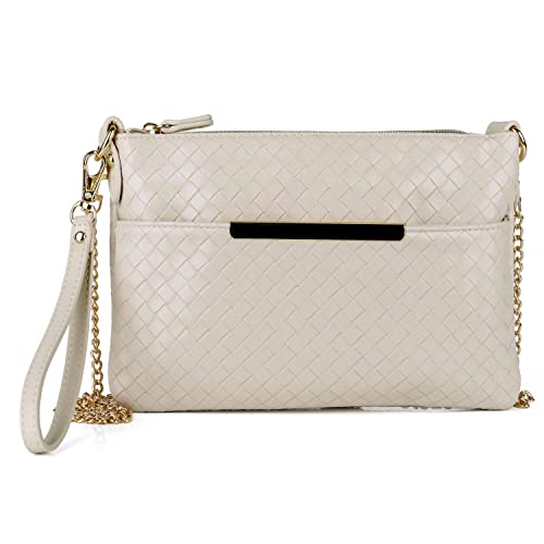 Julia Buxton Basketweave Everywhere Convt Pouch