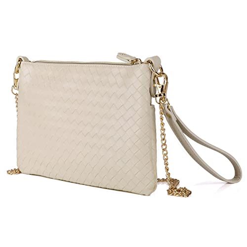 Julia Buxton Basketweave Everywhere Convt Pouch
