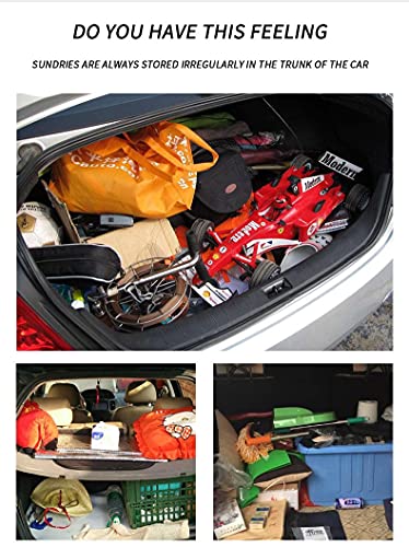 Car Trunk Organizer Car Soft Felt Storage Box Cargo Container Box Trunk Bag Stowing Tidying Holder Multi-Pocket