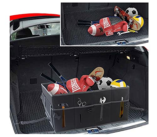 Car Trunk Organizer Car Soft Felt Storage Box Cargo Container Box Trunk Bag Stowing Tidying Holder Multi-Pocket