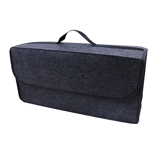 Car Trunk Storage Felt Cloth Foldable Finishing Box Organizer in The Car Multifunctional Durable Storage Box Auto Accessories (Grau)