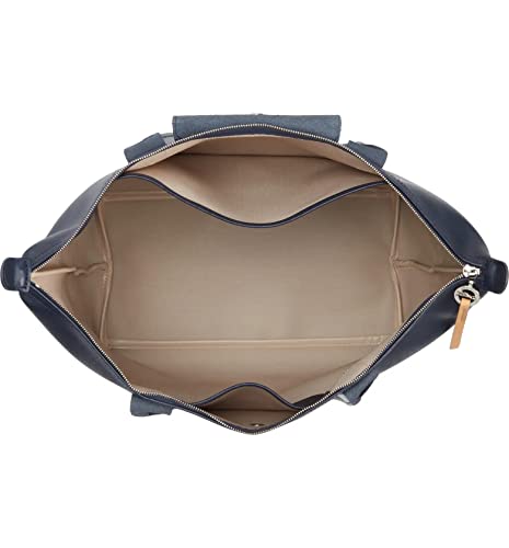 Longchamp Le Pliage City Coated Canvas Large Shoulder Tote, Navy