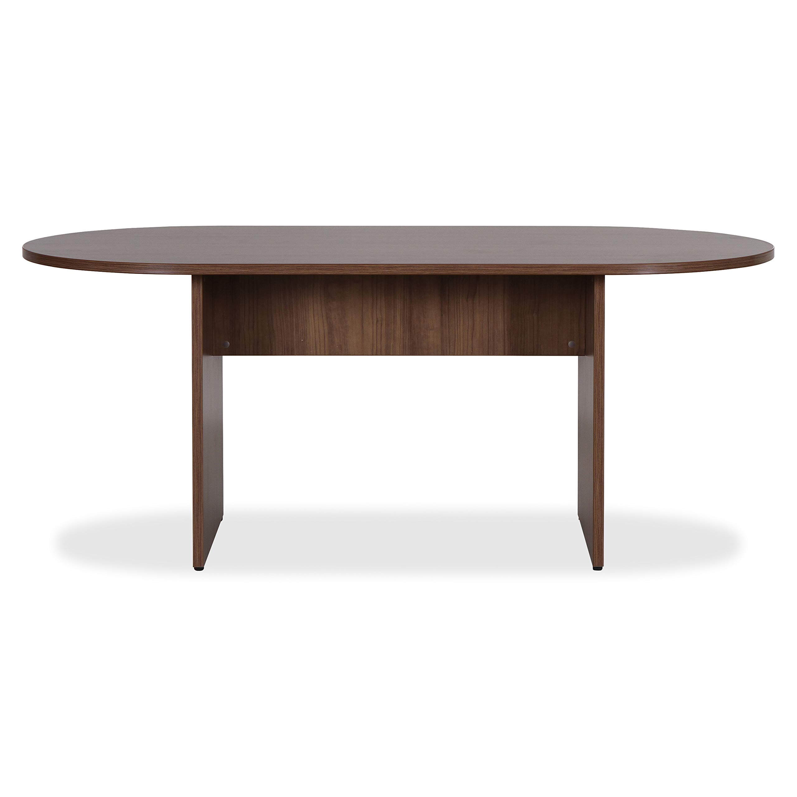 Lorell Essentials Conference Table, Walnut Laminate