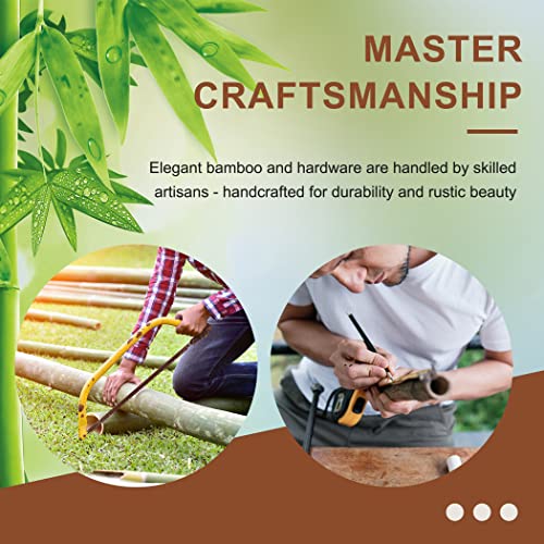 Viking Factory Large Bamboo Box Tray Set Decorative Box for Home Odour Proof Storage - Reversible Tray, Roll Kit and All Accessories