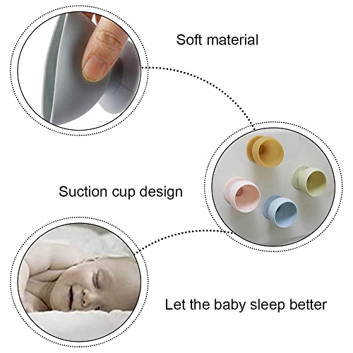 AiDuoWuYiP 2 Pcs Door Handle Protectors Soft Kids Safety Door Knobs Reusable Door Handle Covers for Hotel Bedroom Office Home Wall Protector