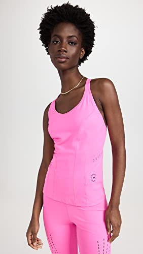 adidas by Stella McCartney Women's TruePurpose Training Tanktop, Screaming Pink, S