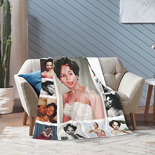 Dorothy Music and Dandridge Blanket Soft Warm Flannel Fleece Blanket Throw Blankets for Bed Couch 80"x60"