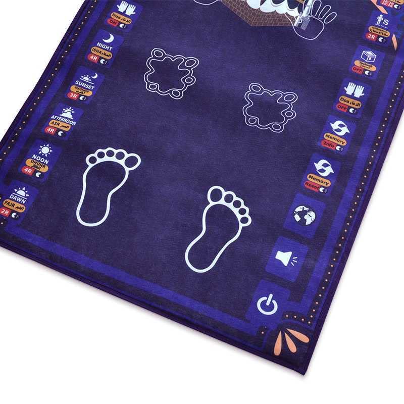 jiaohaowei Interactive Smart Prayer Mats for Kids Muslim Soft Islamic Cartoon Prayer Mat Muslim Prayer Mat Salah Best Ramadan Gift for Boys Girls
