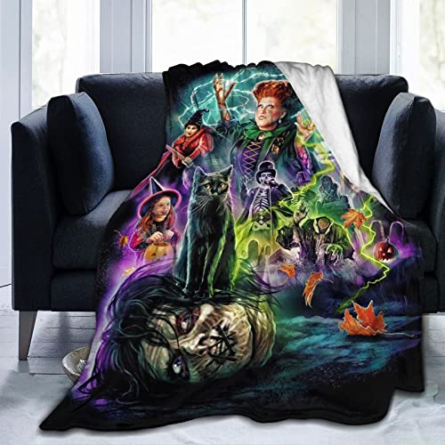 Throw Blanket Halloween Blanket Sofa Blankets Flannel Blankets Air Conditioning Blanket Fans Gifts 50"X40"