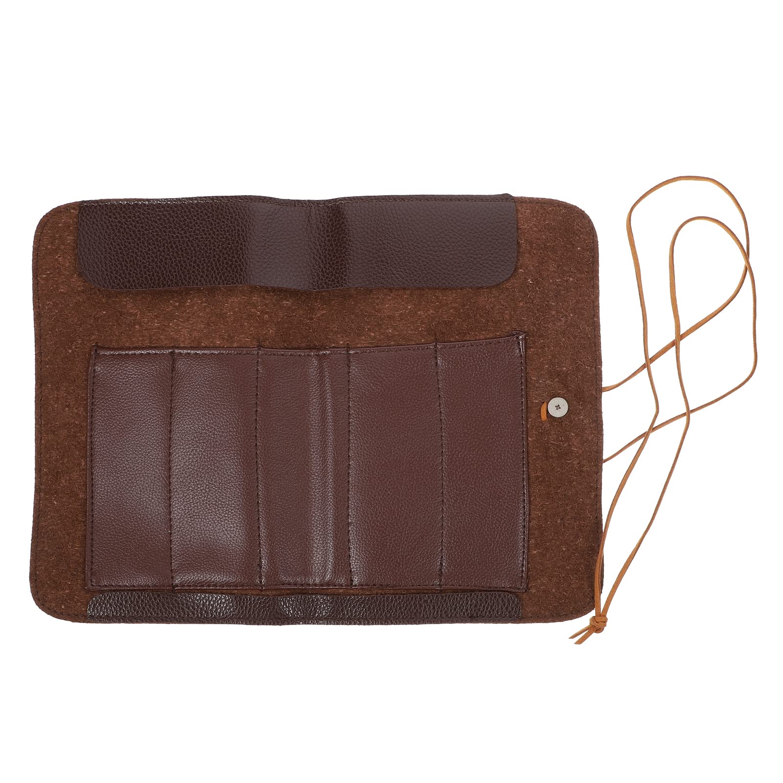 Rosarivae Chef Knife Roll Bag Tools Knives Roll Up Bag Carving Pocket Knives Leather Bag Storage Organizer - Knives not Included