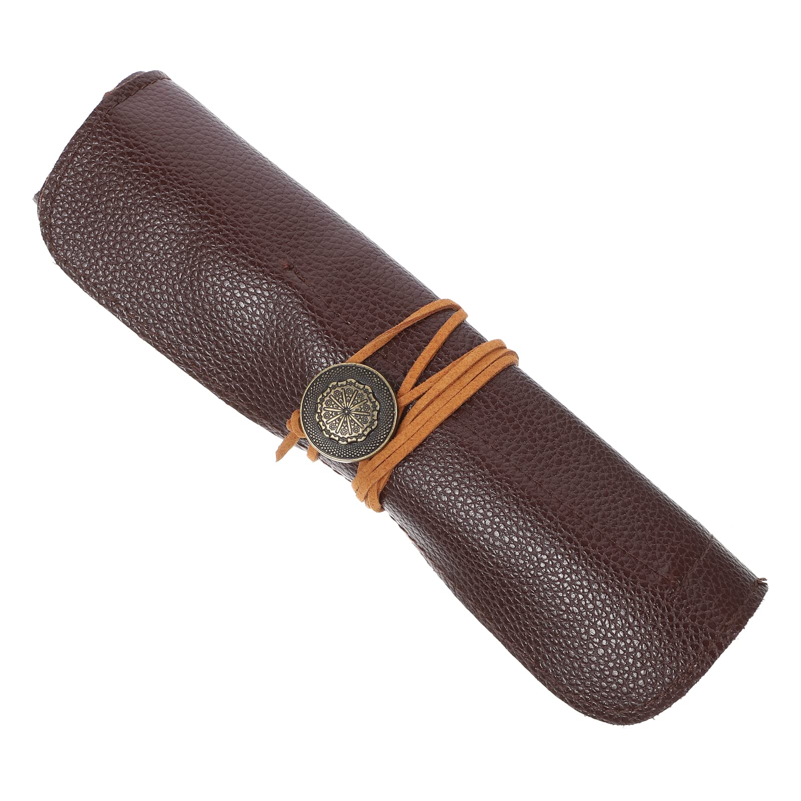 Rosarivae Chef Knife Roll Bag Tools Knives Roll Up Bag Carving Pocket Knives Leather Bag Storage Organizer - Knives not Included