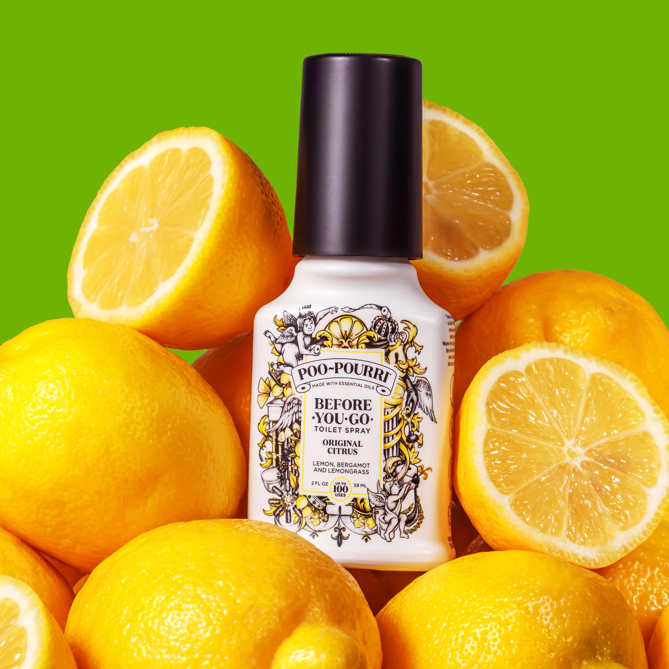 Poo-Pourri Before-You- go Toilet Spray, 4 Fl Oz (Pack of 1), Original Citrus