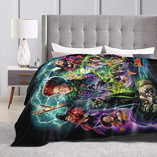 Throw Blanket Halloween Blanket Sofa Blankets Flannel Blankets Air Conditioning Blanket Fans Gifts 50"X40"