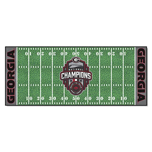 FANMATS University of Georgia 2022-23 National Champions Field Runner Mat - 30in. x 72in.